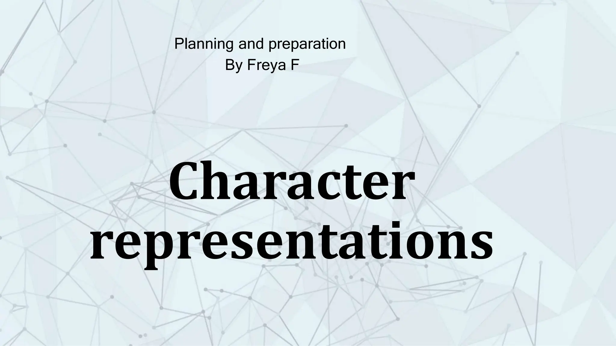 character representations .pptx for coursework | PPTX | Women\'s ...