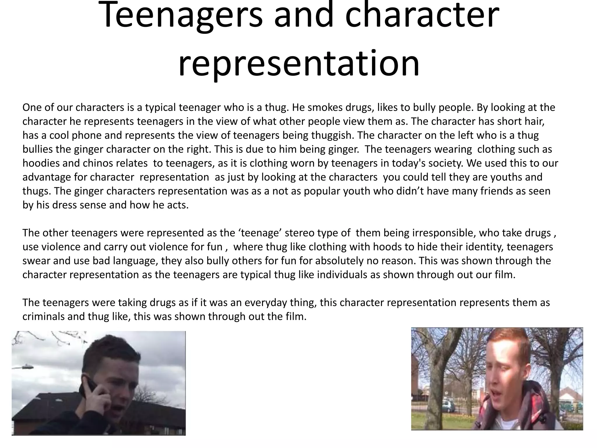 Character representation | PPT