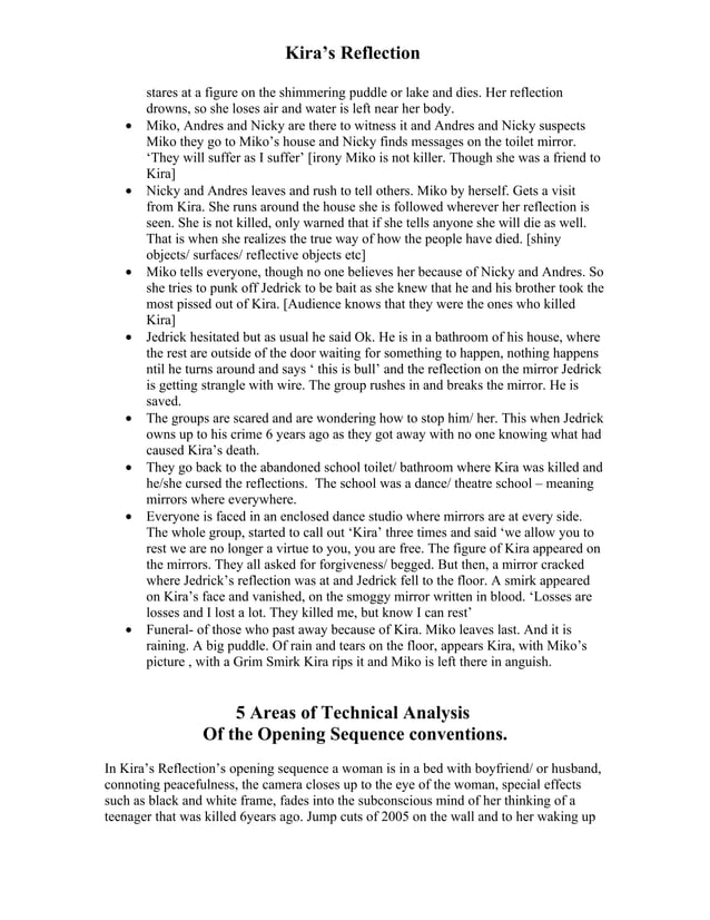 Kiras Reflection | DOC