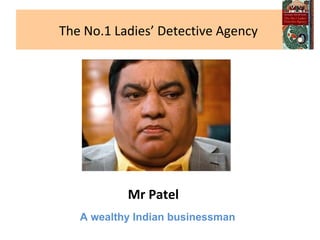 Characters in The No.1 Ladies' Detective Agency | PPT