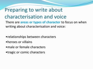 Characters | PPTX
