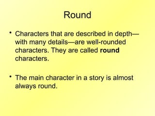 PowerPoint about Different Types of Characters | PPTX