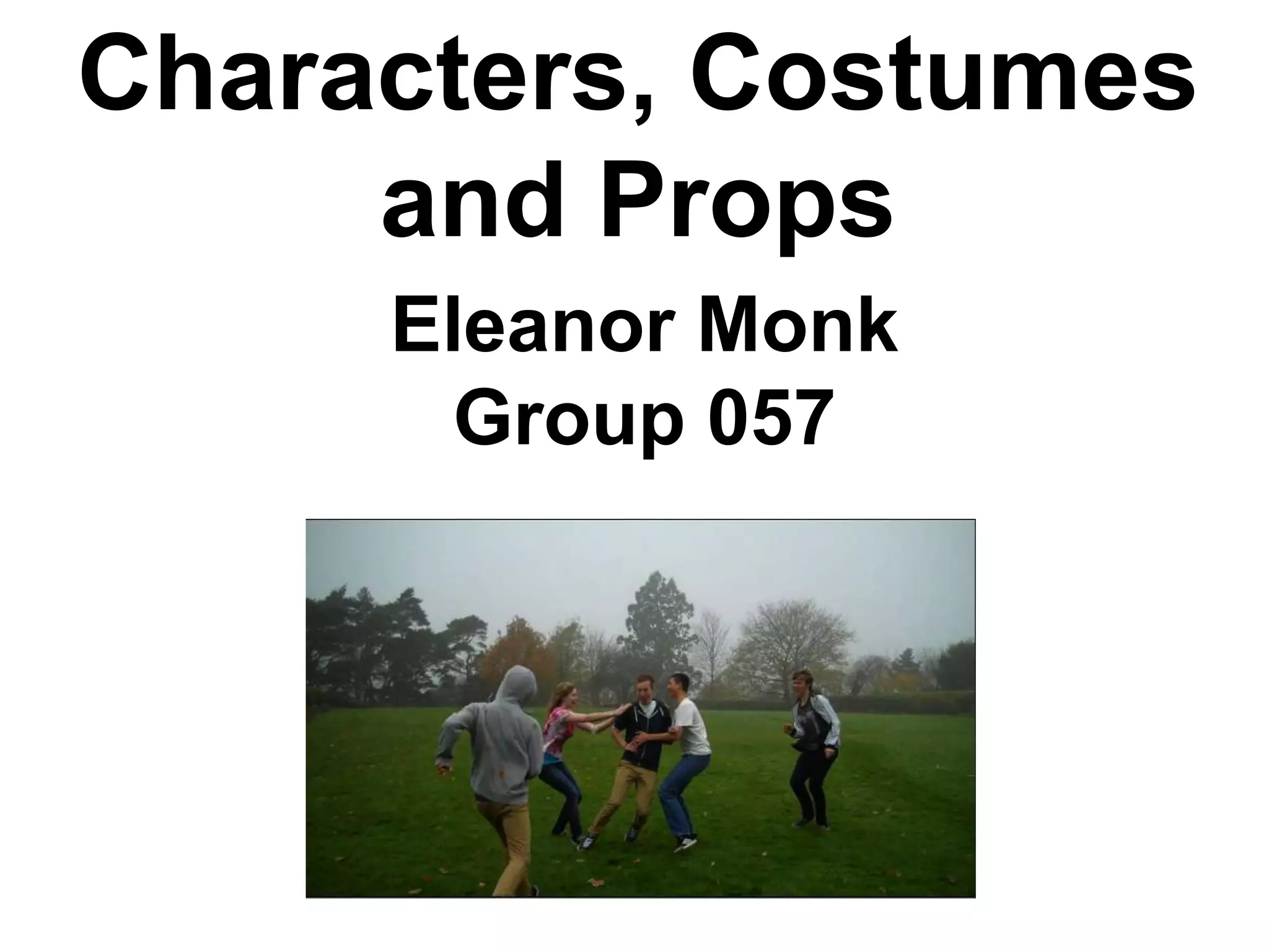 Characters, Props and Titles | PPT