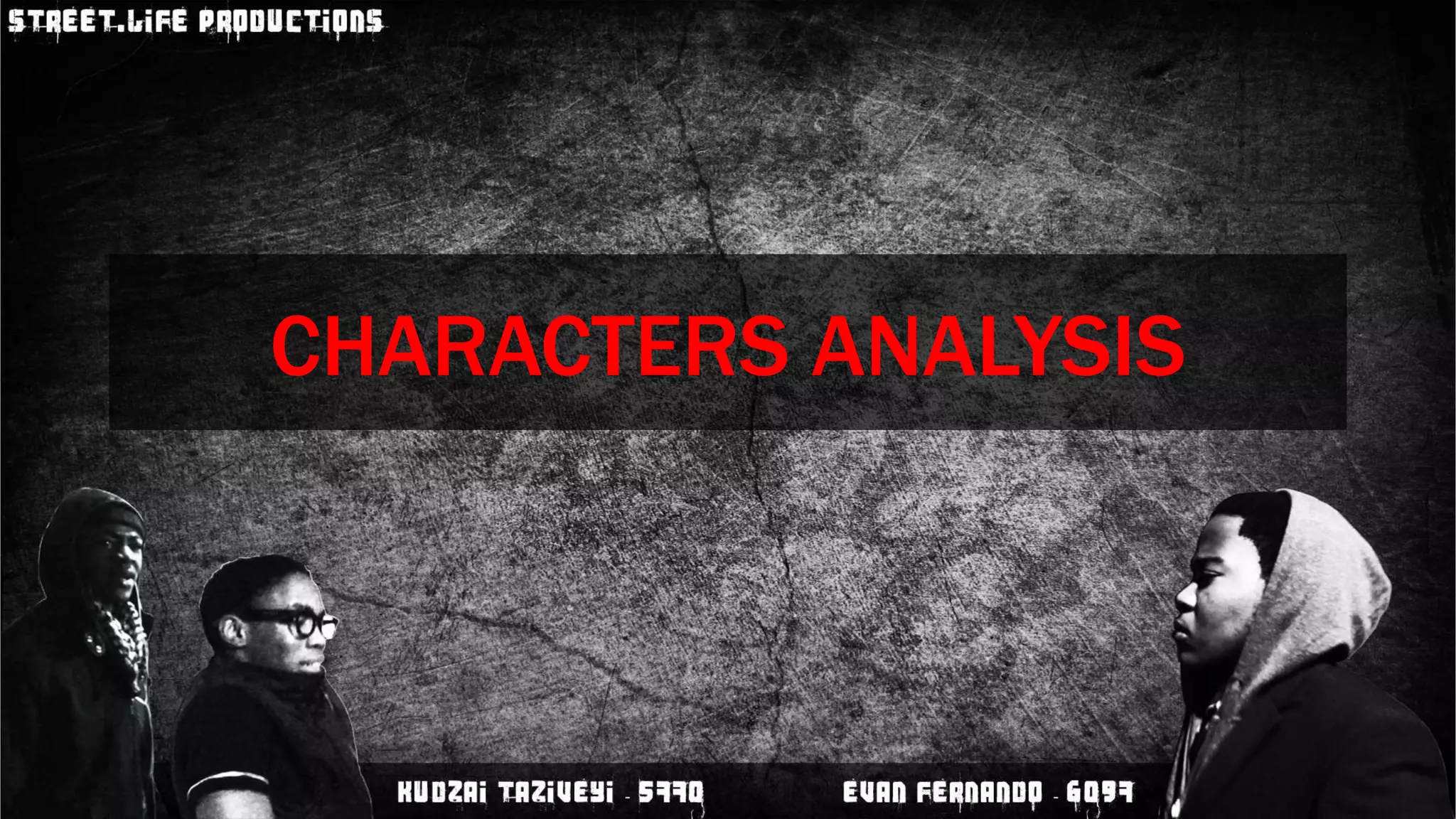 Characters analysis | PPTX