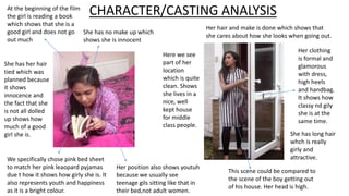 Characters analysis | PPTX