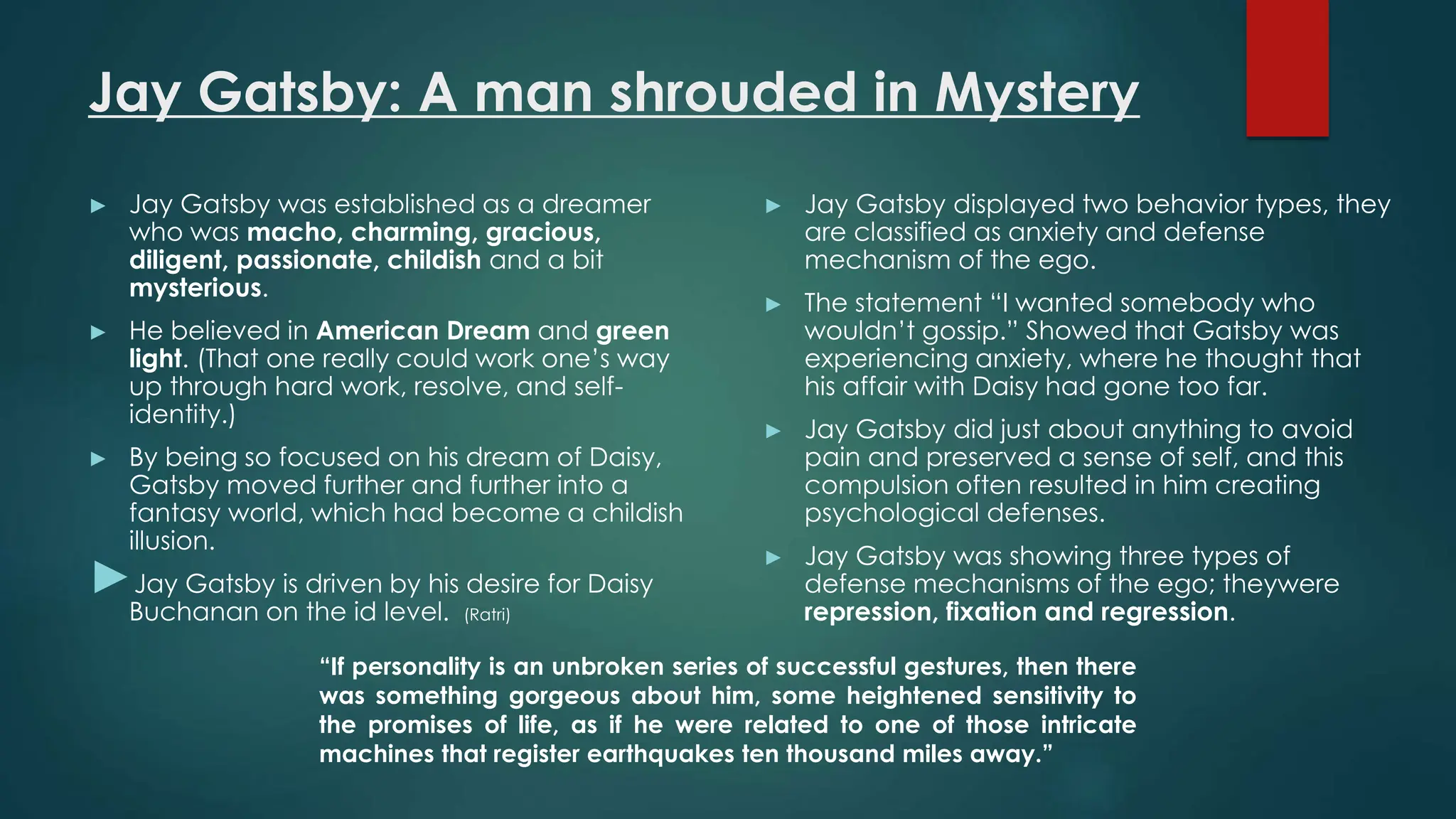 Character Analysis of 'The Great Gatsby’.pptx