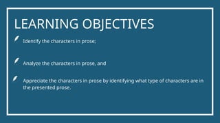 CHARACTERS AND CHARACTERIZATION IN PROSE.pptx