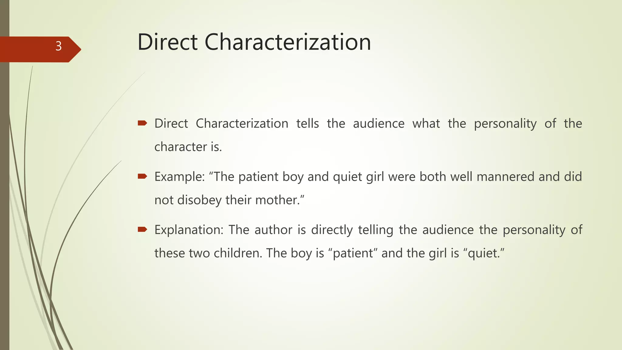 Characters and Characterization PowerPoint Presentation | PPTX