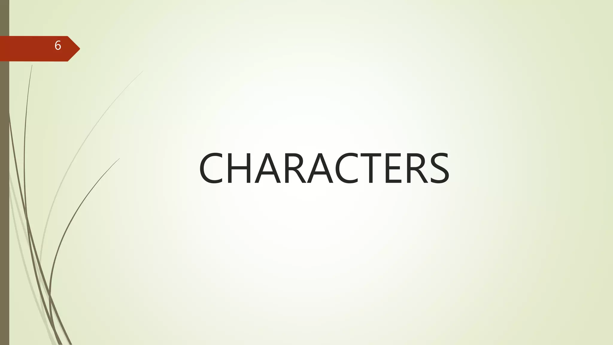 Characters and Characterization PowerPoint Presentation | PPTX