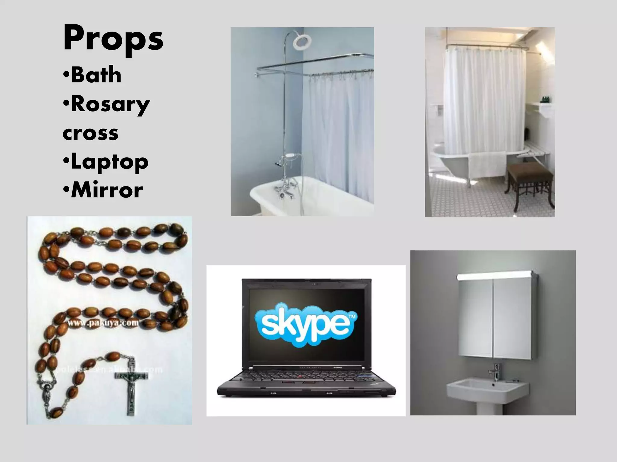 Shot/Prop/Call list | PPT