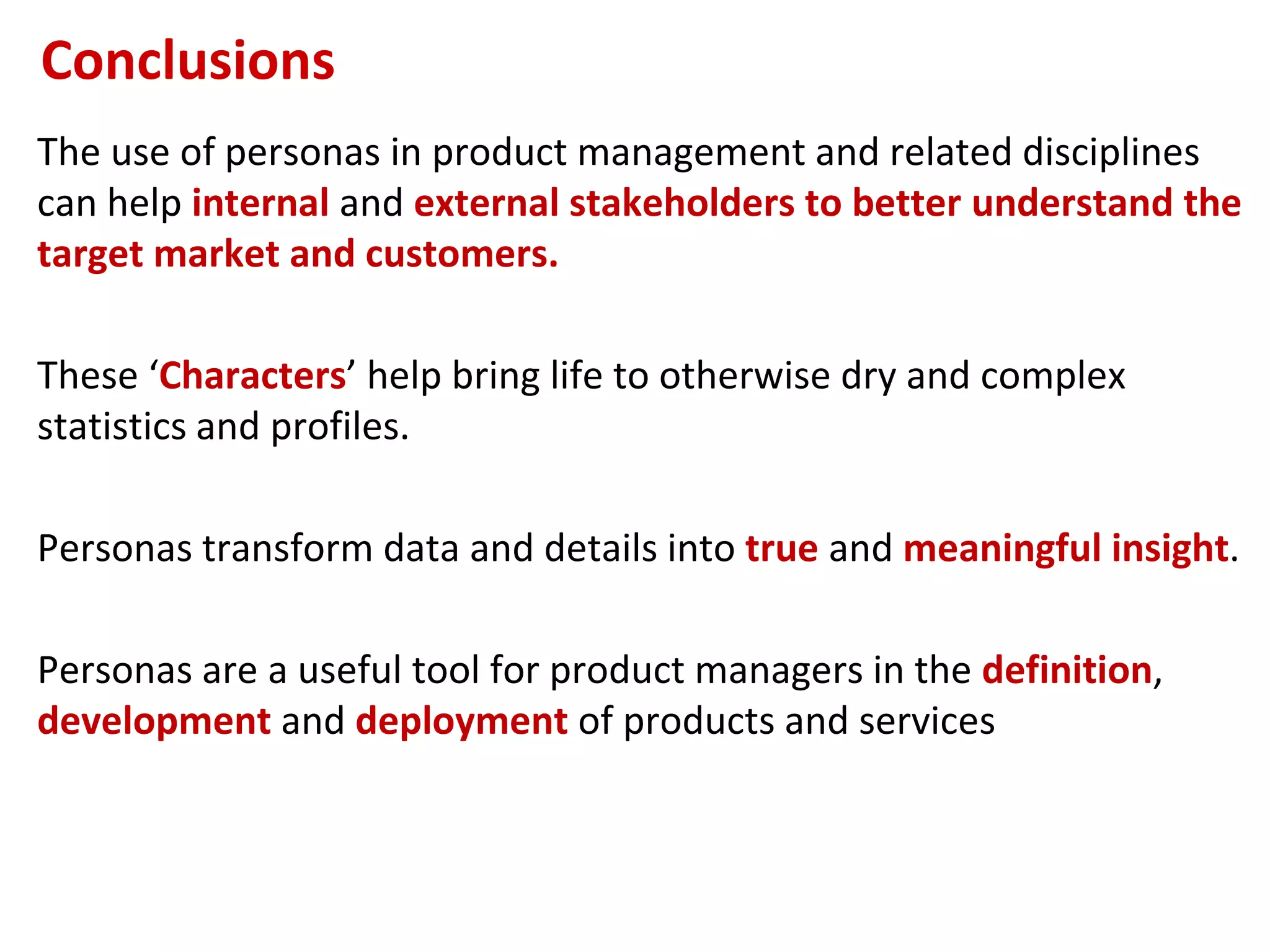 Characters at work - The use of personas in product management ...