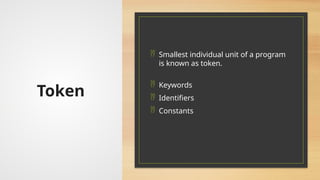 Character set, Keywords, Identifiers,Constants.pptx