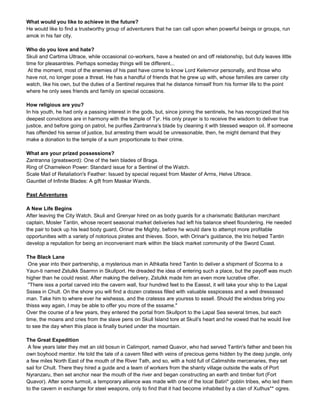 Character sheet | PDF