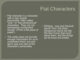 Character In Literature