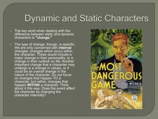 Static Character Literary Term