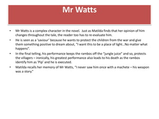 Characters in mr pip | PPTX