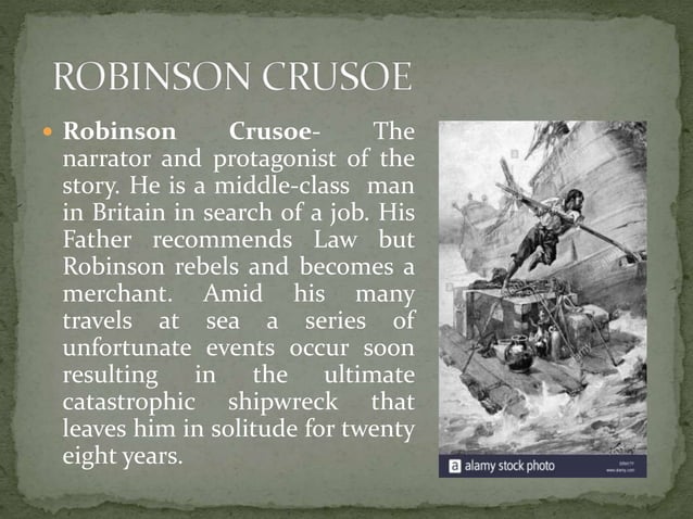 Characters in robinson crusoe | PPTX | Fiction | Books and Literature