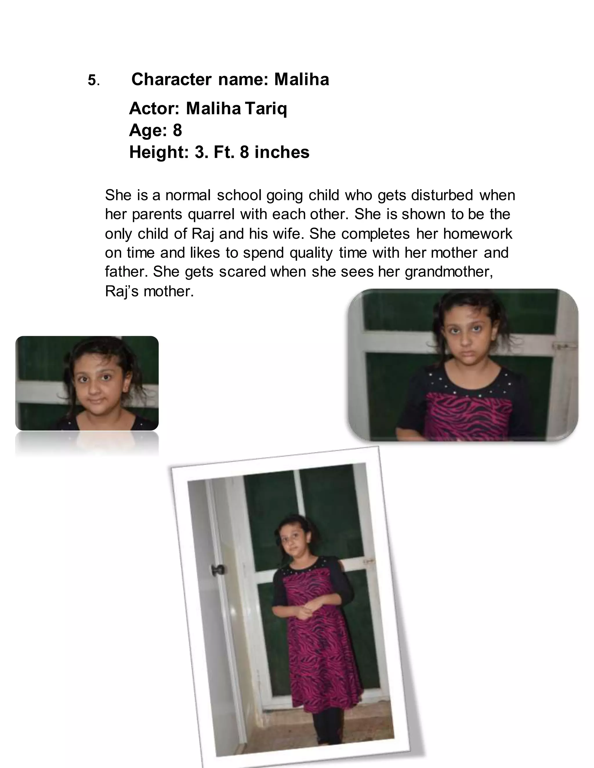 Character Sketches | DOCX