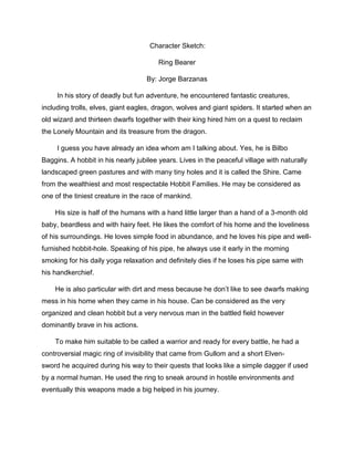 Character sketch ring barrer | PDF