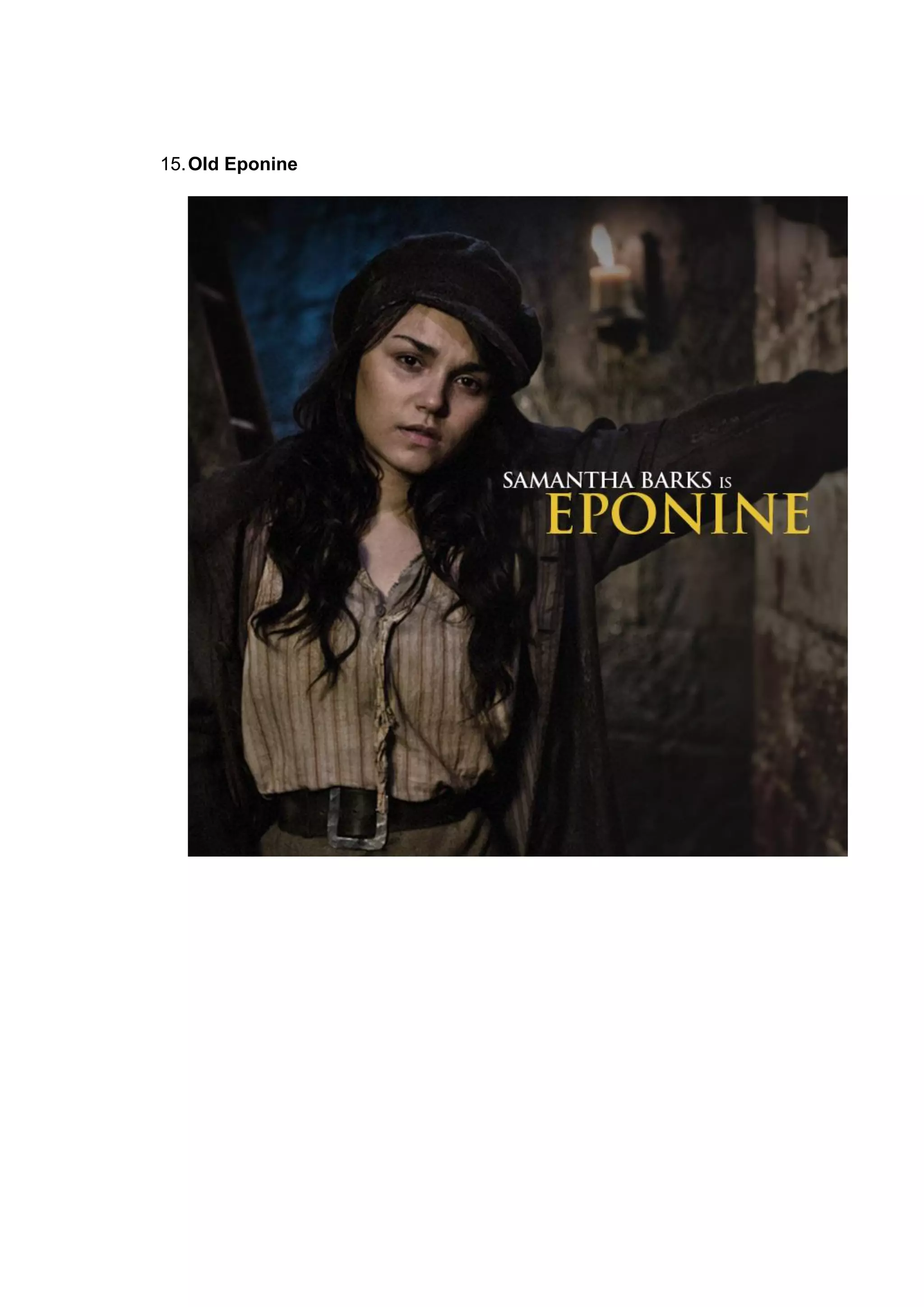Characters les miserables | PDF