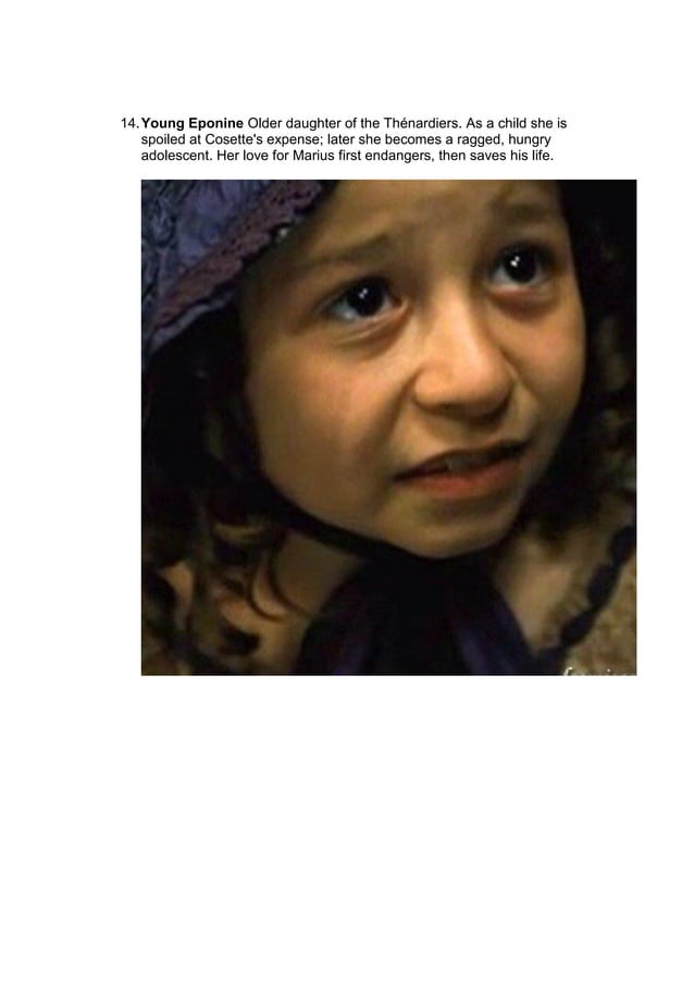 Characters les miserables | PDF