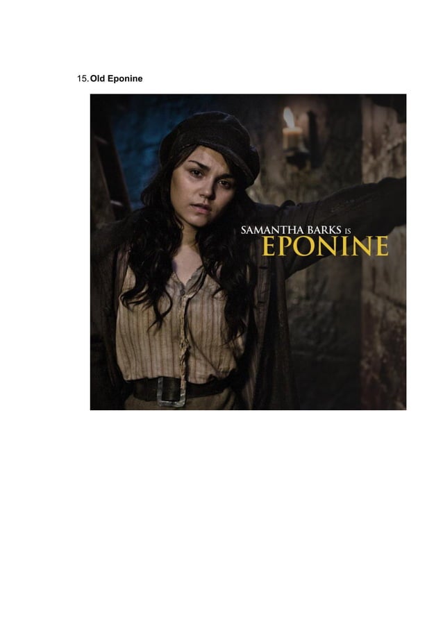 Characters les miserables | PDF