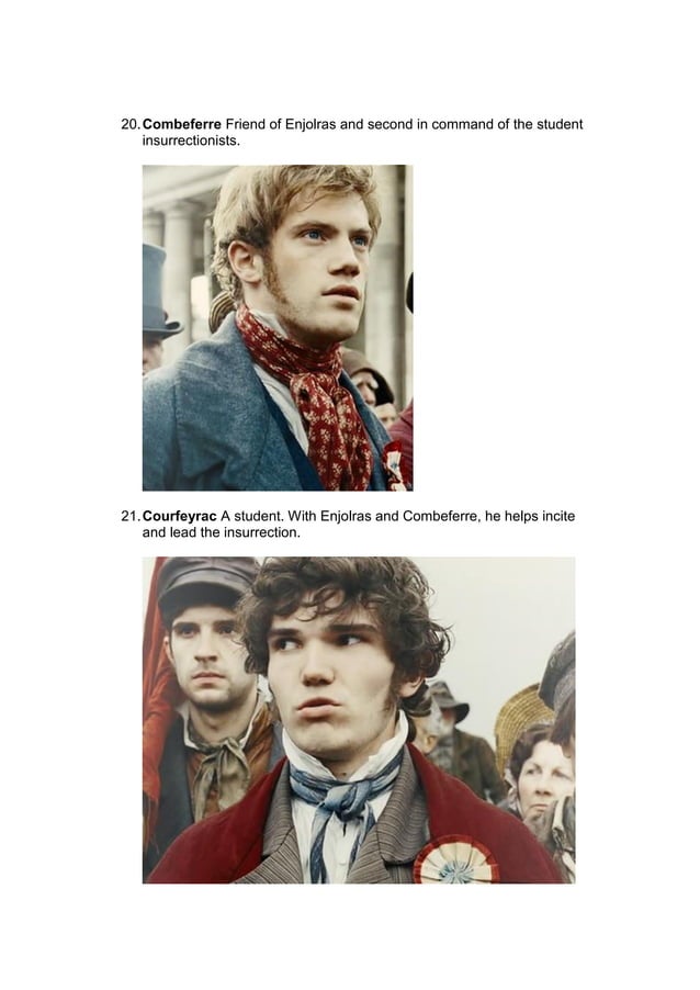 Characters les miserables | PDF