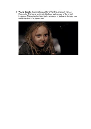 Characters les miserables | PDF