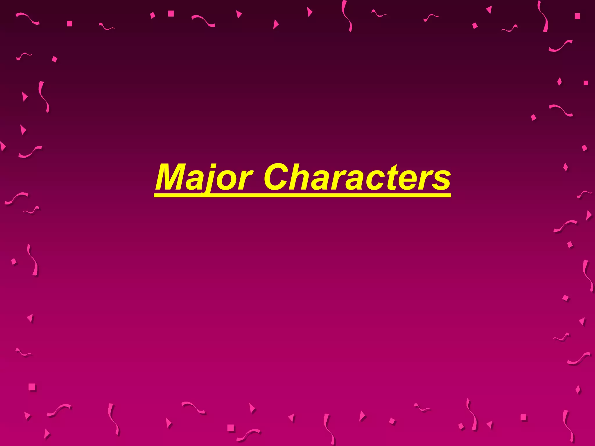 Characters of return of the native | PPT