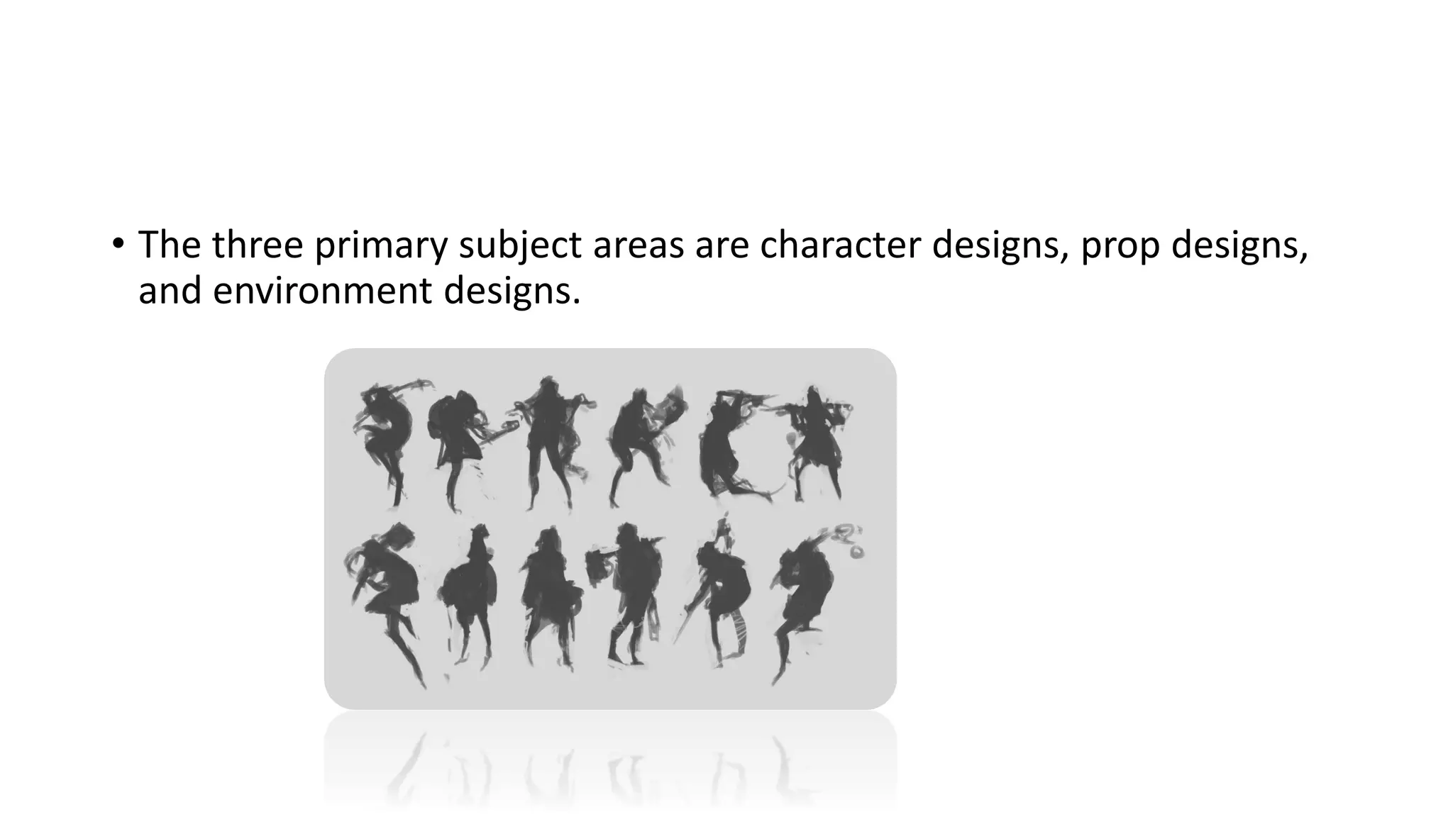 Characters, props, or environments AA | PPT