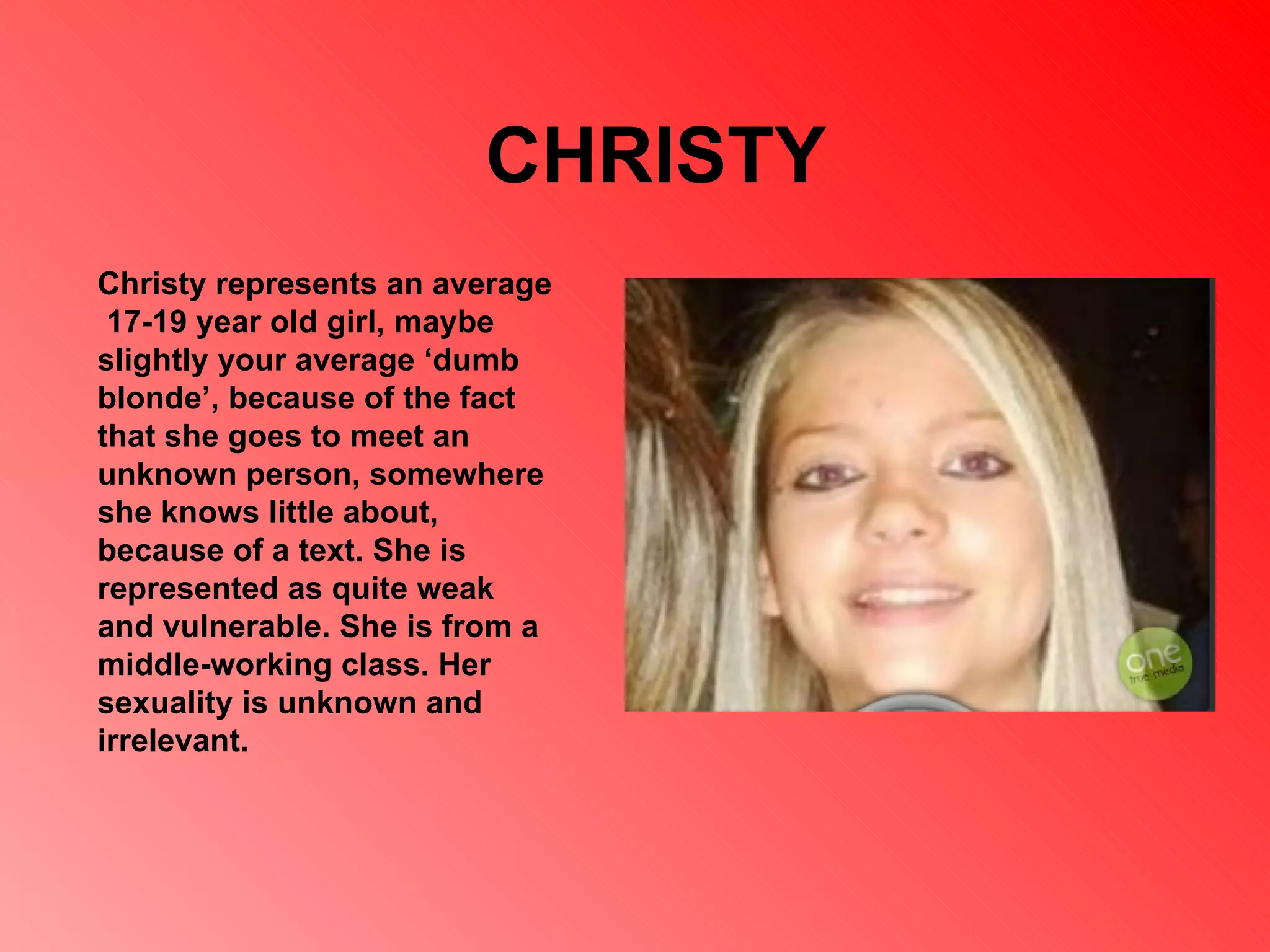 Thriller Characters | PPT