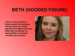 Thriller Characters | PPT