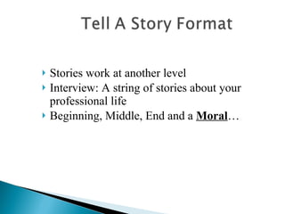 Character Statements | PPT