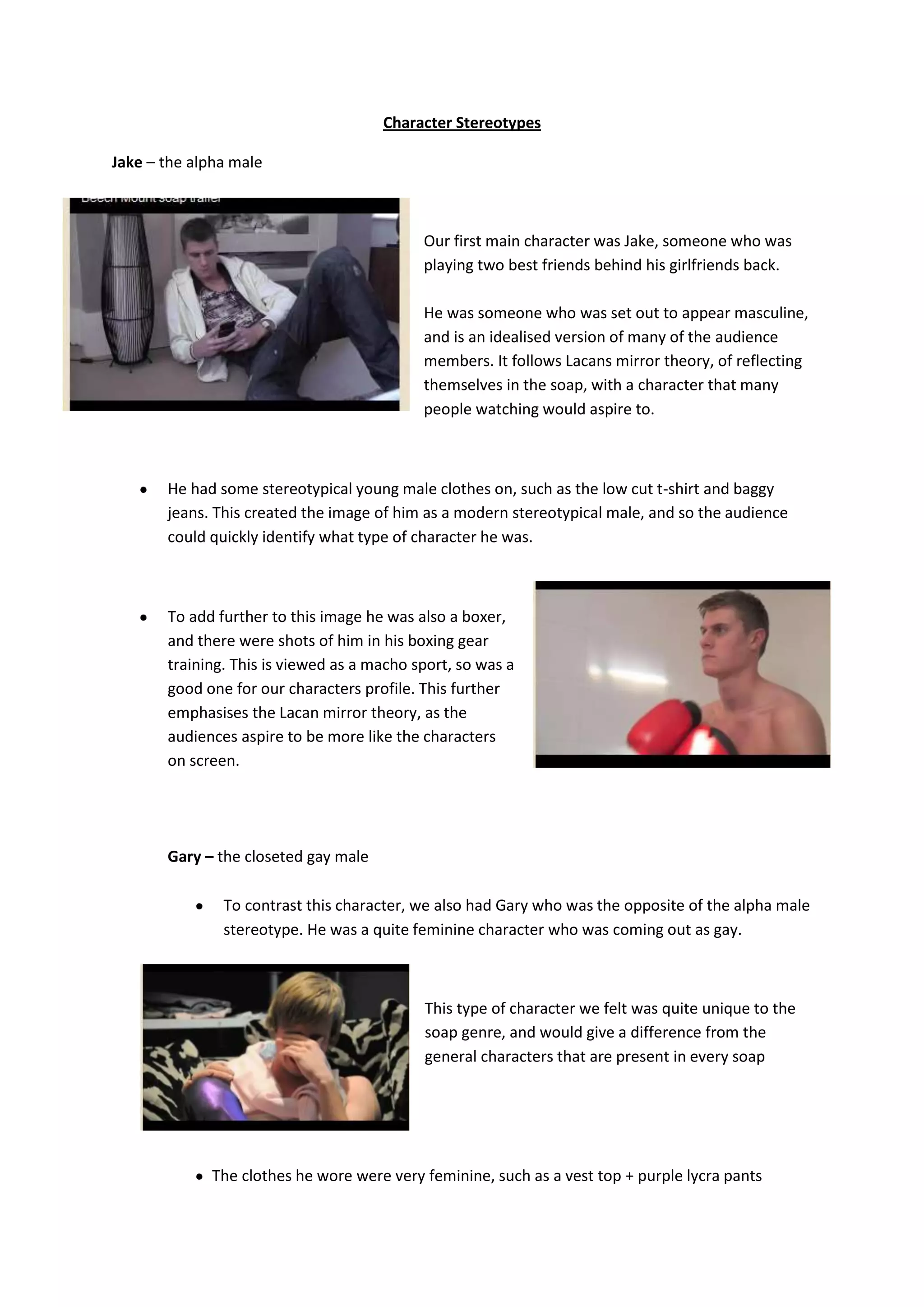 Character stereotypes | PDF