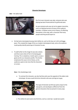 Character stereotypes | PDF