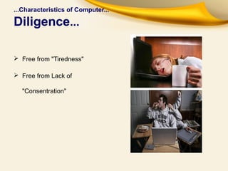 Characteristics of computer | PPT