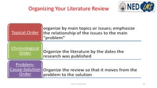 Characterstics of a good Literature REview | PDF