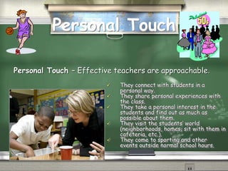 Characterstics of a good teacher | PPSX