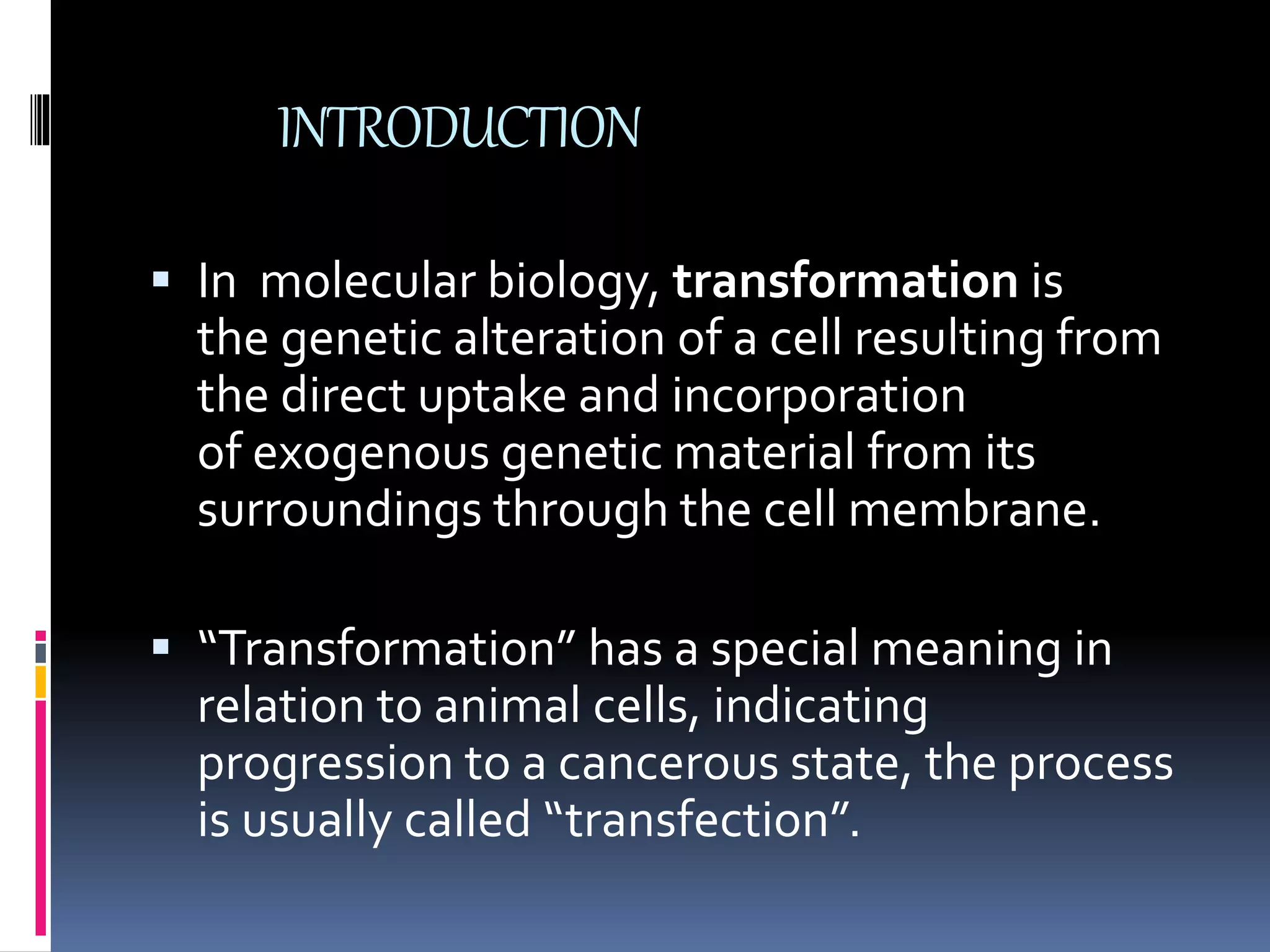 Characterstics of transformed cells | PPTX