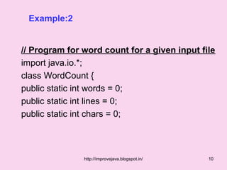 Character stream classes .52 | Programming Languages | Computing