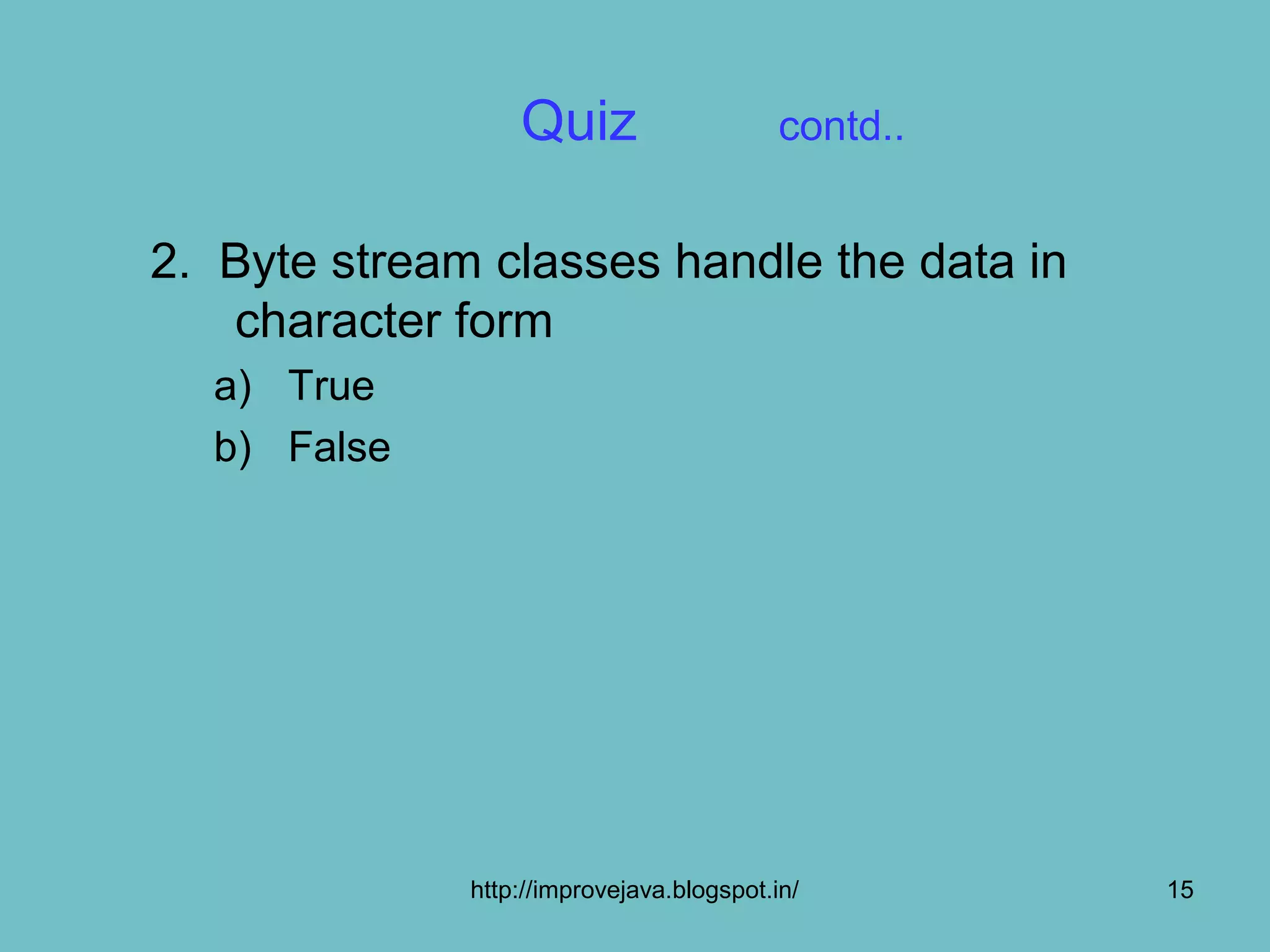 Character stream classes introd .51