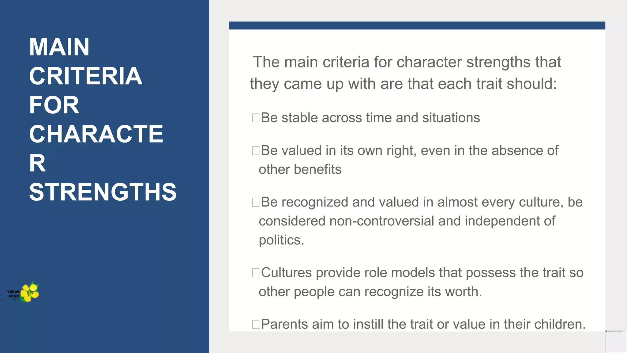 Character strengths and virtues | PPTX