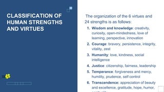 Character strengths and virtues | PPTX