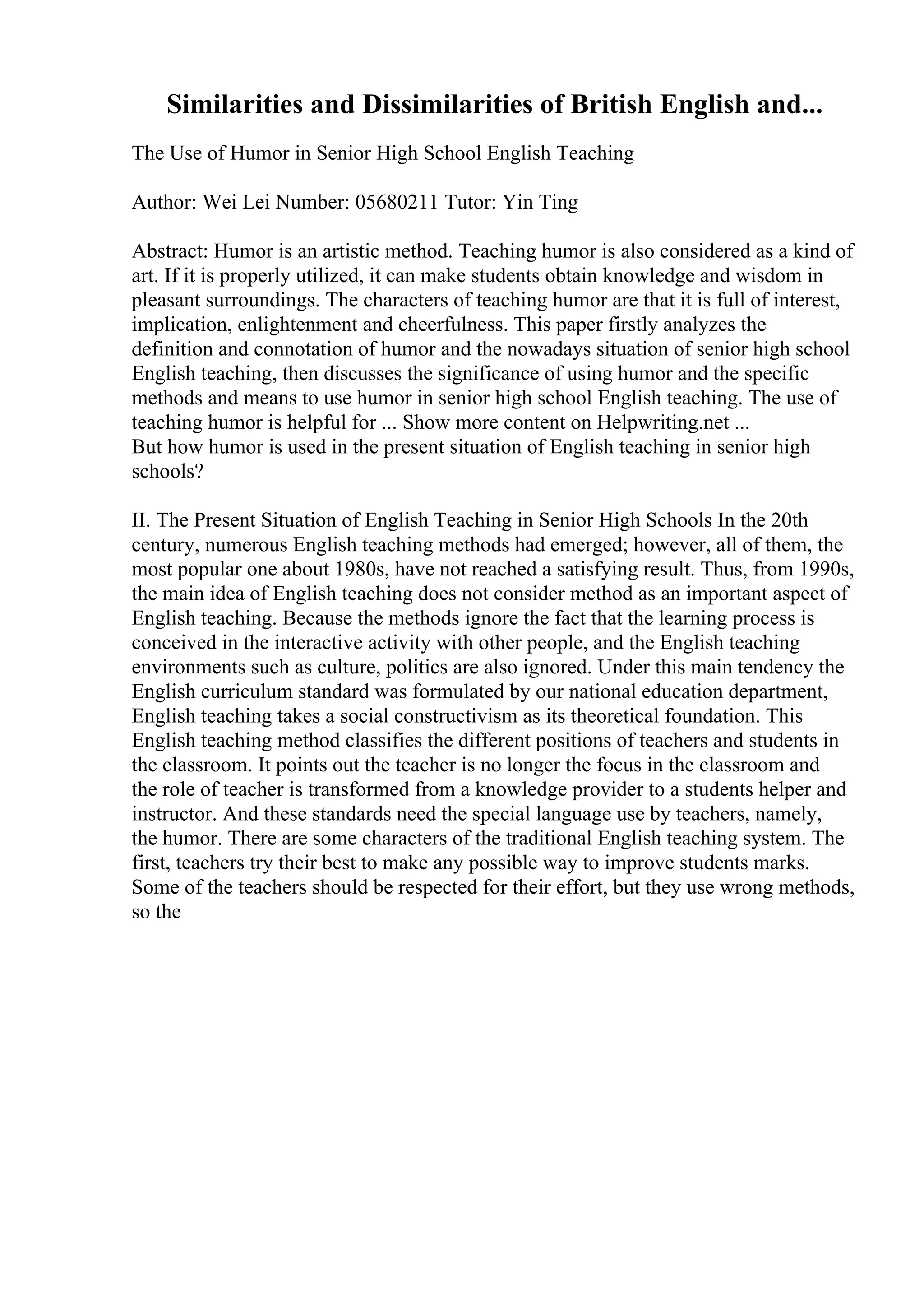 Character Trait Essay Pdfcharacter Trait Essay How To Write A Character Analysis Writing Guide