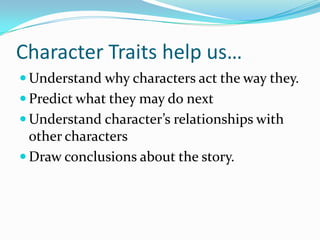 Character traits | PPTX