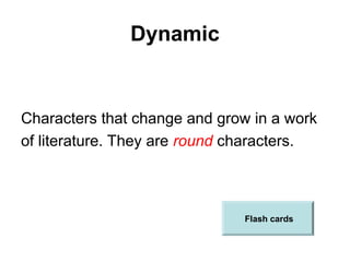 Types of Character traits in literature. | PPT