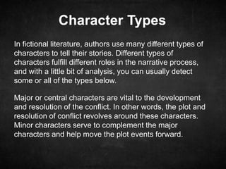 Character types | PPTX