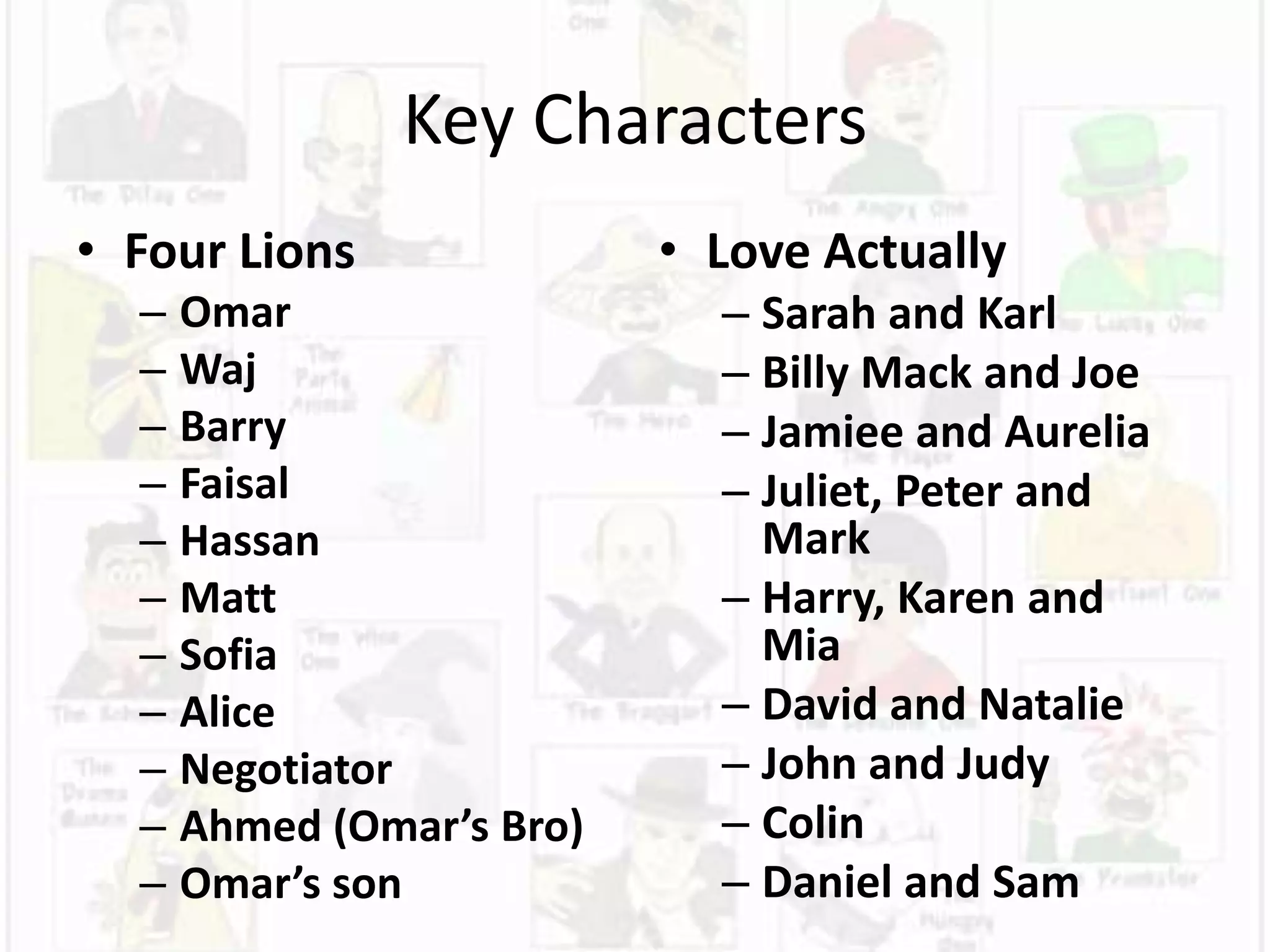 Character types in comedy | PPTX