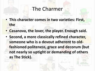 Character types in comedy | PPTX
