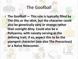 Character types in comedy | PPT